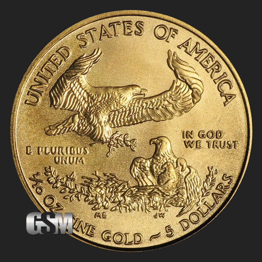 2016 1/10 oz Gold American Eagle BU Coin 2016 1/10 oz Gold American Eagle BU Coin