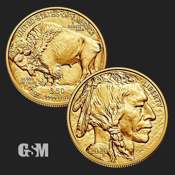 2020 1 oz American Gold Buffalo Coin BU 2020 1 oz American Gold Buffalo Coin BU